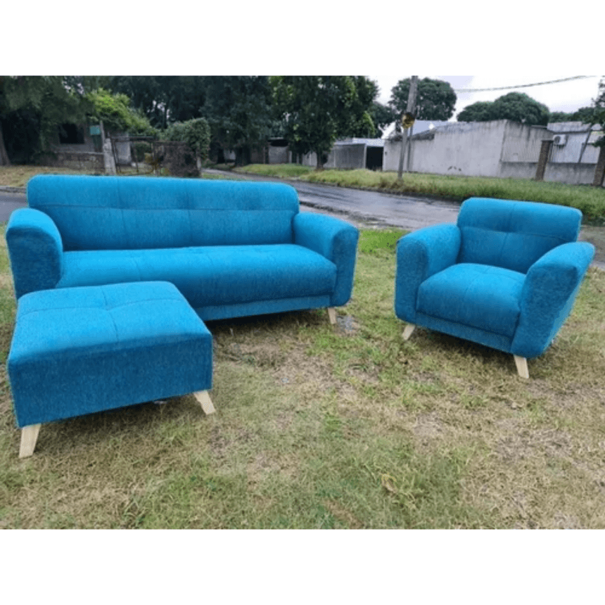 Juego De Living Sofa Nordico - Diego Meken